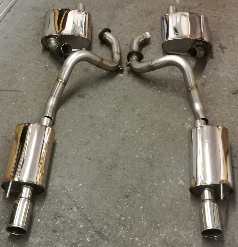 Aston Martin DB7 i6 Rear Sports Exhaust - Rennsport Factory